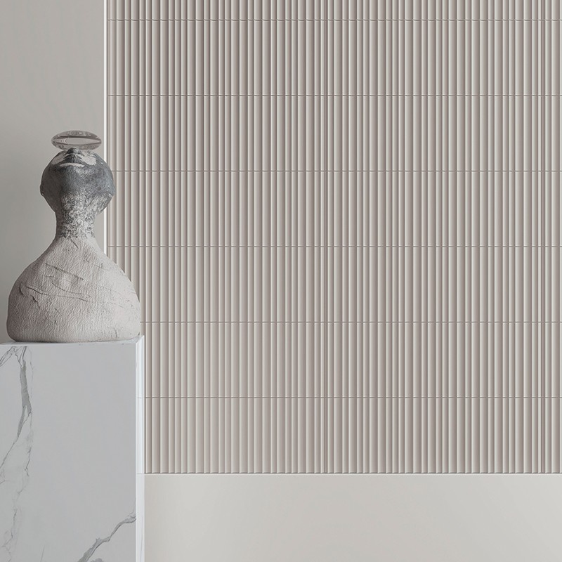 Create a Trendy Look with Textured Tile Backsplash